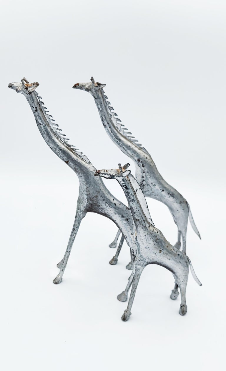 Set of Iron Family Giraffe, Spain 1960s For Sale at 1stDibs