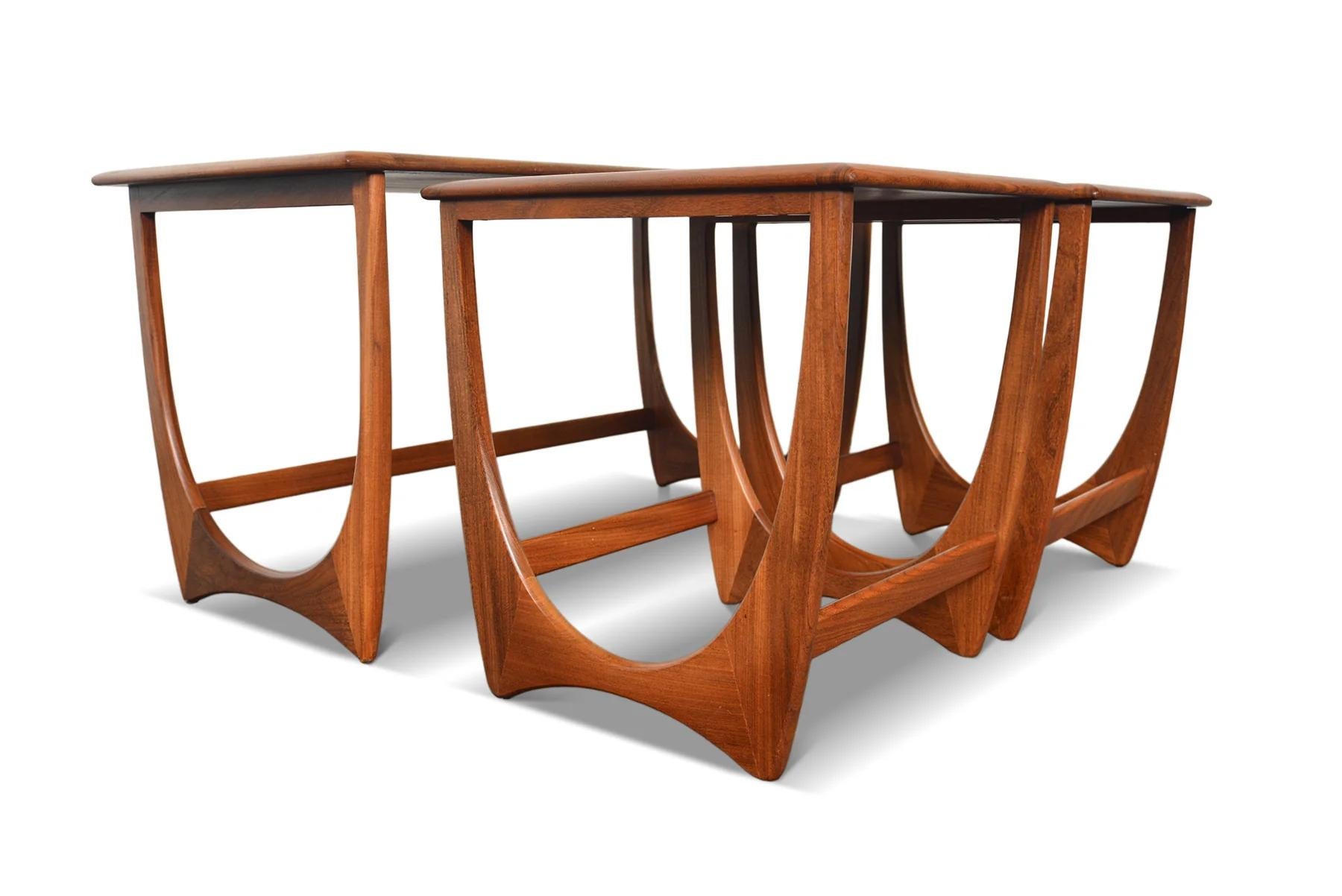 Set Of Long G Plan Astro Nesting Tables For Sale at 1stDibs
