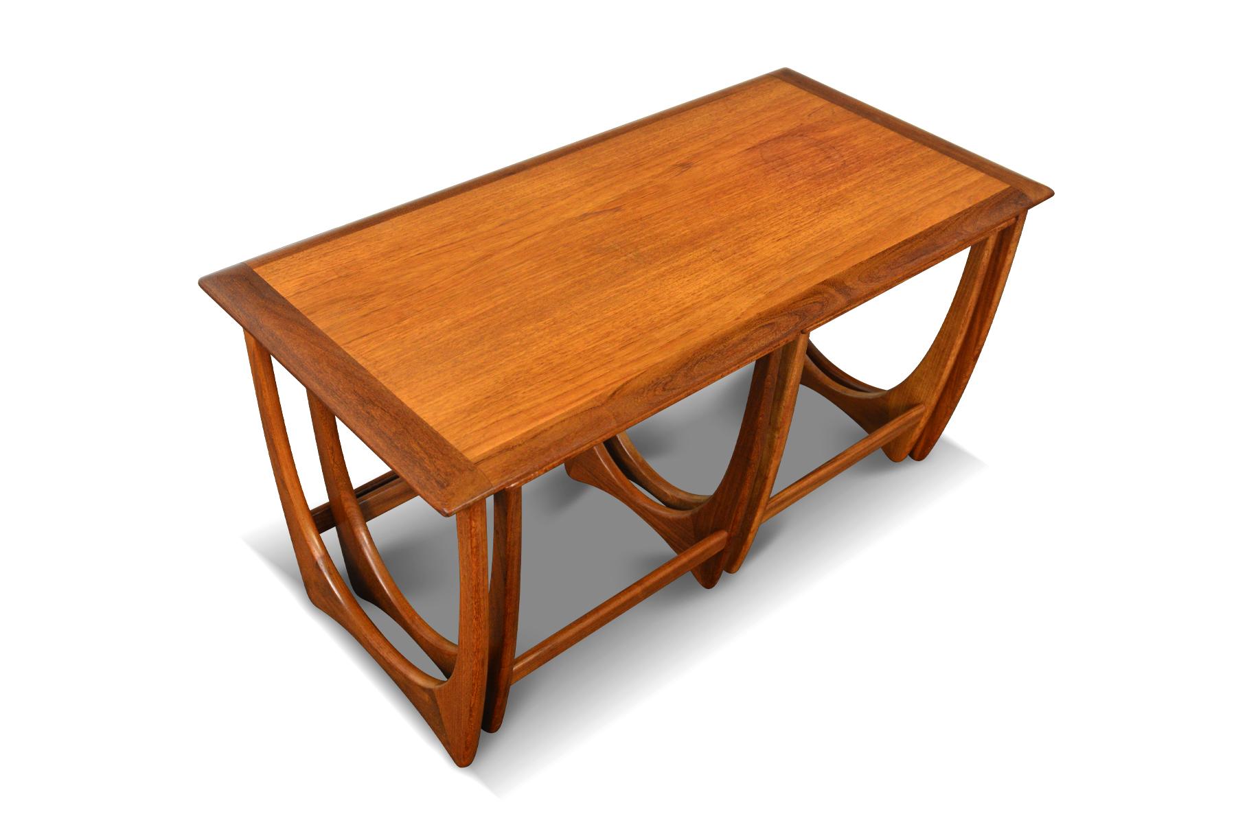 Set of Long G Plan Astro Nesting Tables in Teak #2 For Sale at 1stDibs