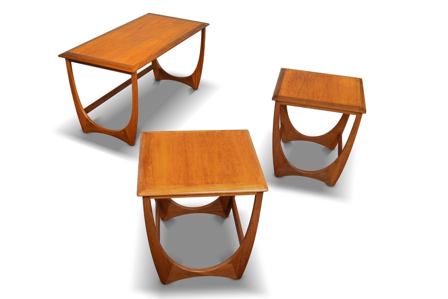 Set of Long G Plan Astro Nesting Tables in Teak #2 For Sale at 1stDibs