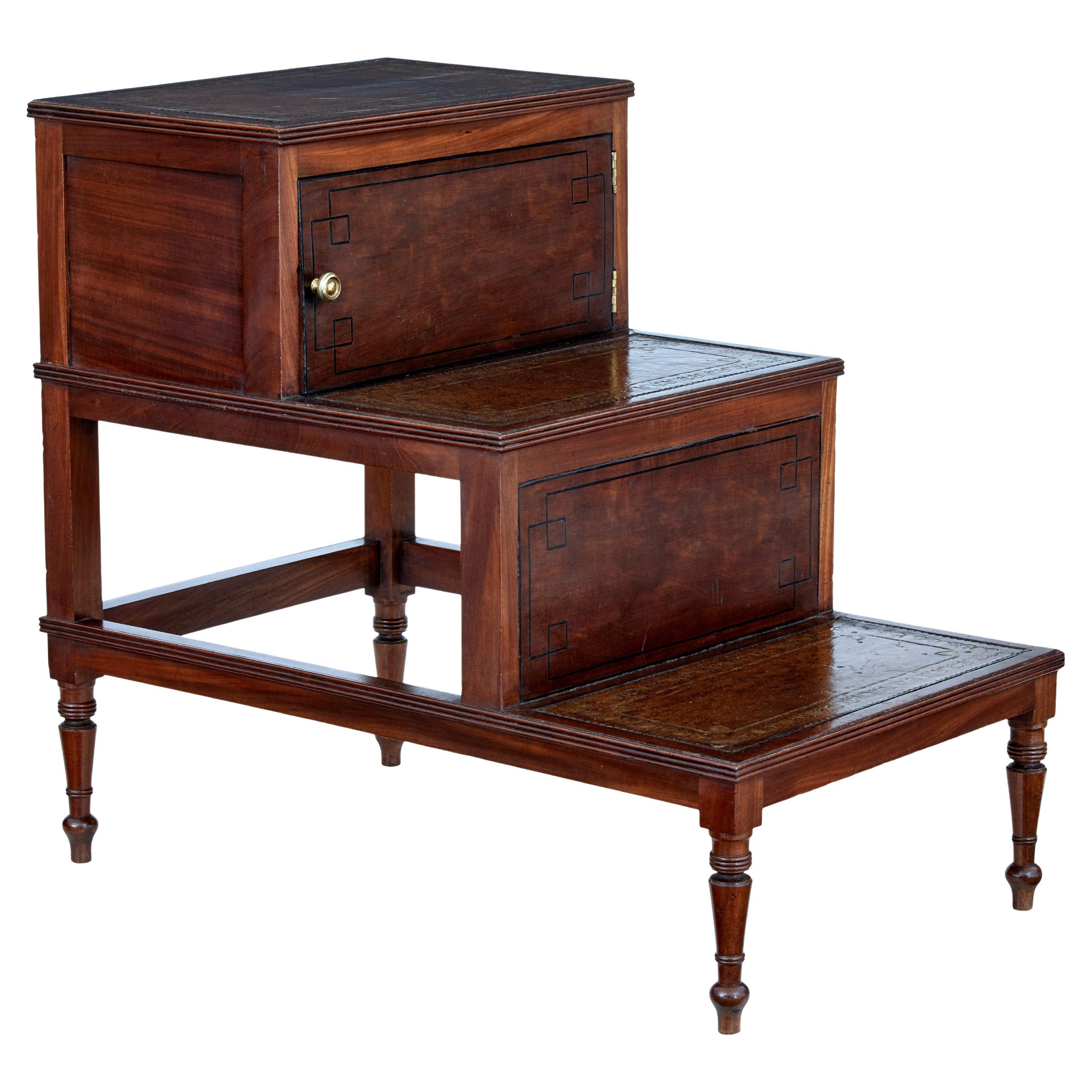 19th Century Set of Victorian Mahogany Library or Bed Steps at 1stDibs ...