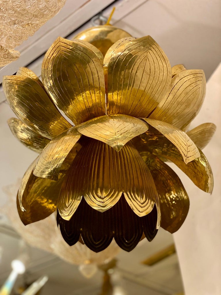 Set of Mid Century Lotus Light Fixtures, Sold Individually For Sale at ...