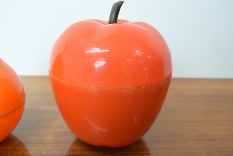 Set of Mid-Century Plastic Boxes, 1970's For Sale at 1stDibs