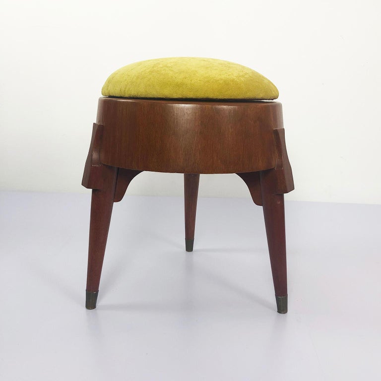 Set of Midcentury Mexican Stools Attributed to Eugenio Escudero at 1stDibs