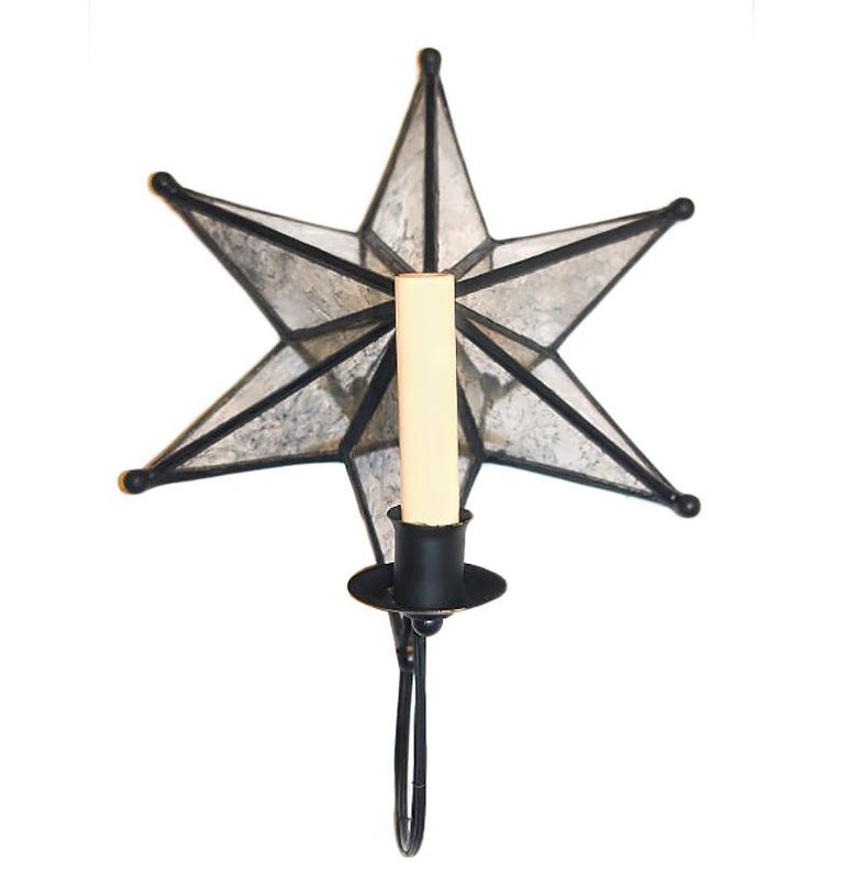 Set of Mirror Star Shaped Sconces, Sold in Pairs For Sale at 1stDibs ...