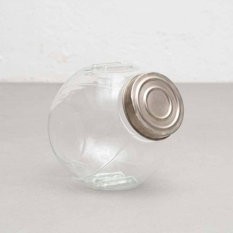 Set of Nine Antique Spanish Candy Glass Container, circa 1930 For Sale ...