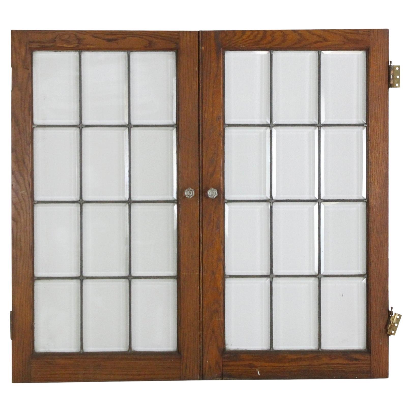 Large Beveled Glass Window For Sale At 1stdibs