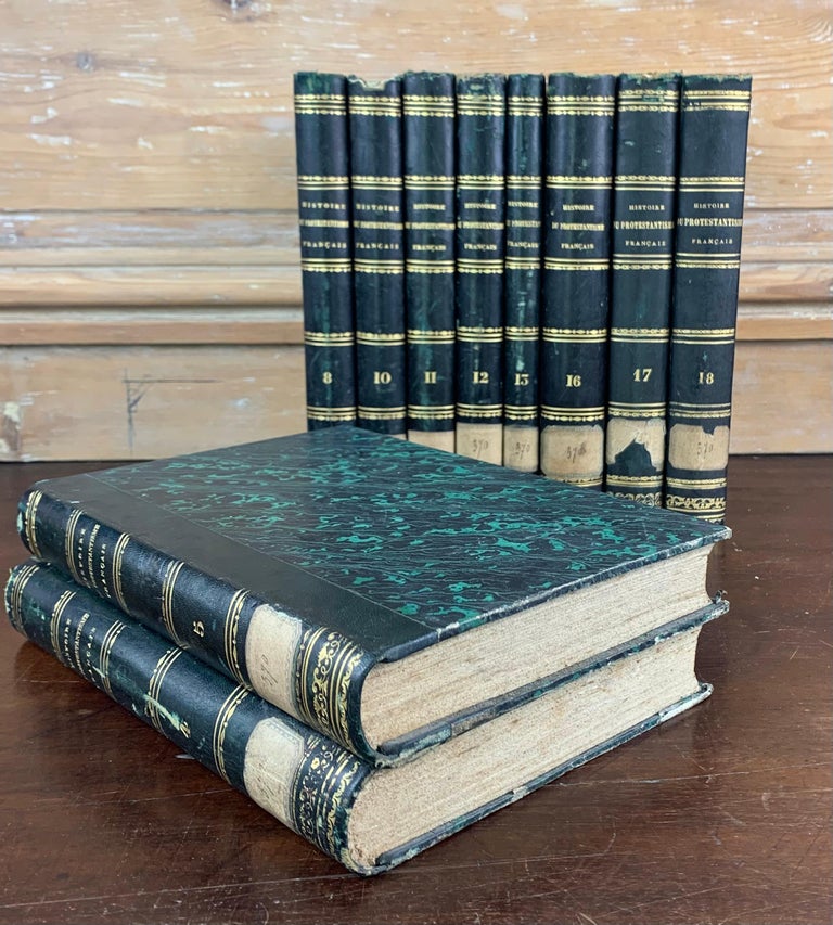 Set of Old Bound Books, 19th Century For Sale at 1stDibs