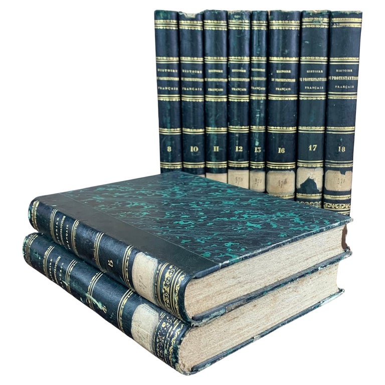 Set of Old Bound Books, 19th Century For Sale at 1stDibs