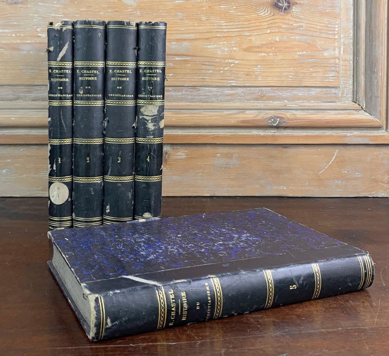 Set of Old Bound Books from 19th Century For Sale at 1stDibs