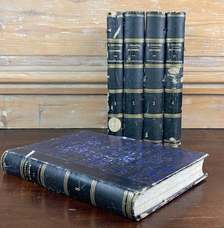 Set of Old Bound Books from 19th Century For Sale at 1stDibs