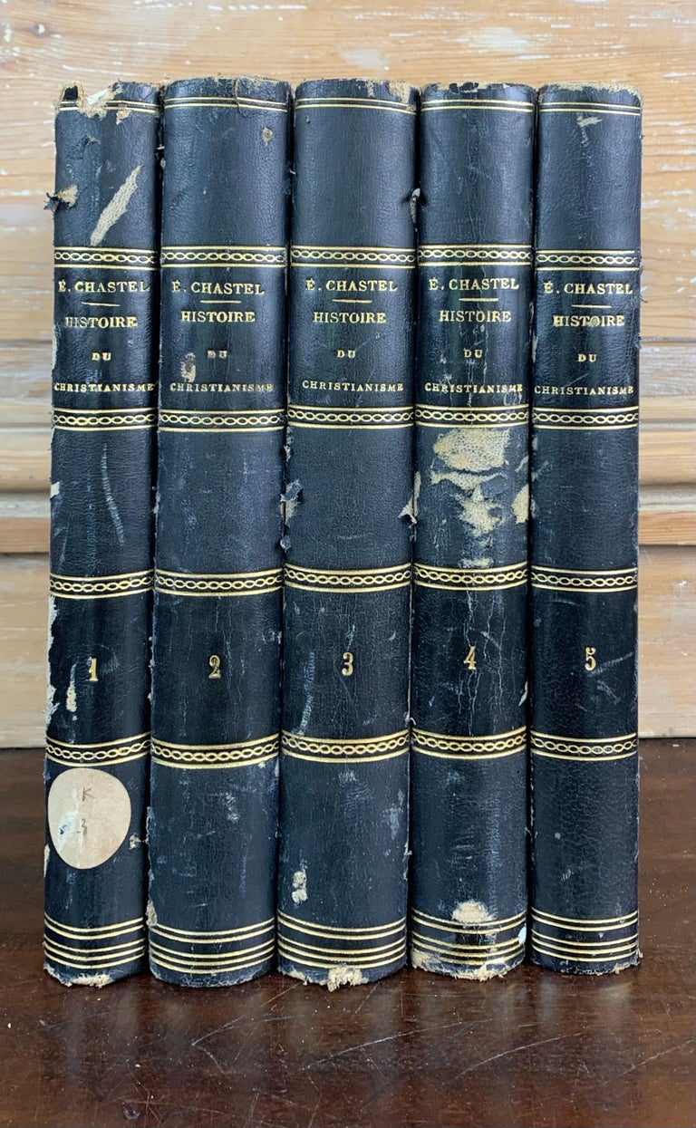 Set of Old Bound Books from 19th Century For Sale at 1stDibs