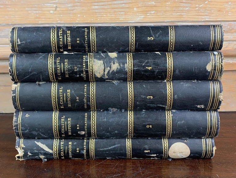 Set of Old Bound Books from 19th Century For Sale at 1stDibs