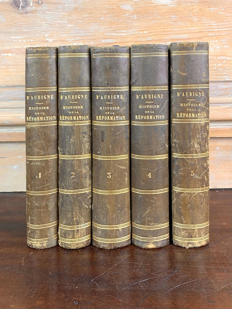 Set of Old Bound Books from the 19th Century at 1stDibs