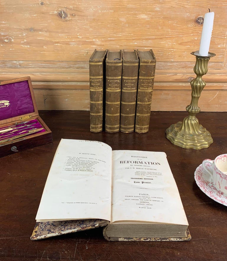 Set of Old Bound Books from the 19th Century at 1stDibs