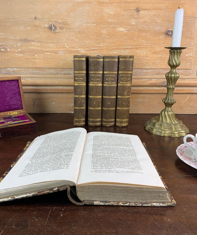 Set of Old Bound Books from the 19th Century at 1stDibs