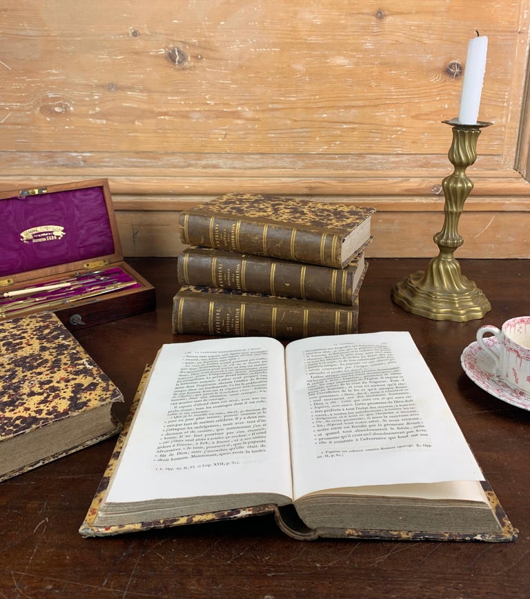 Set of Old Bound Books from the 19th Century at 1stDibs