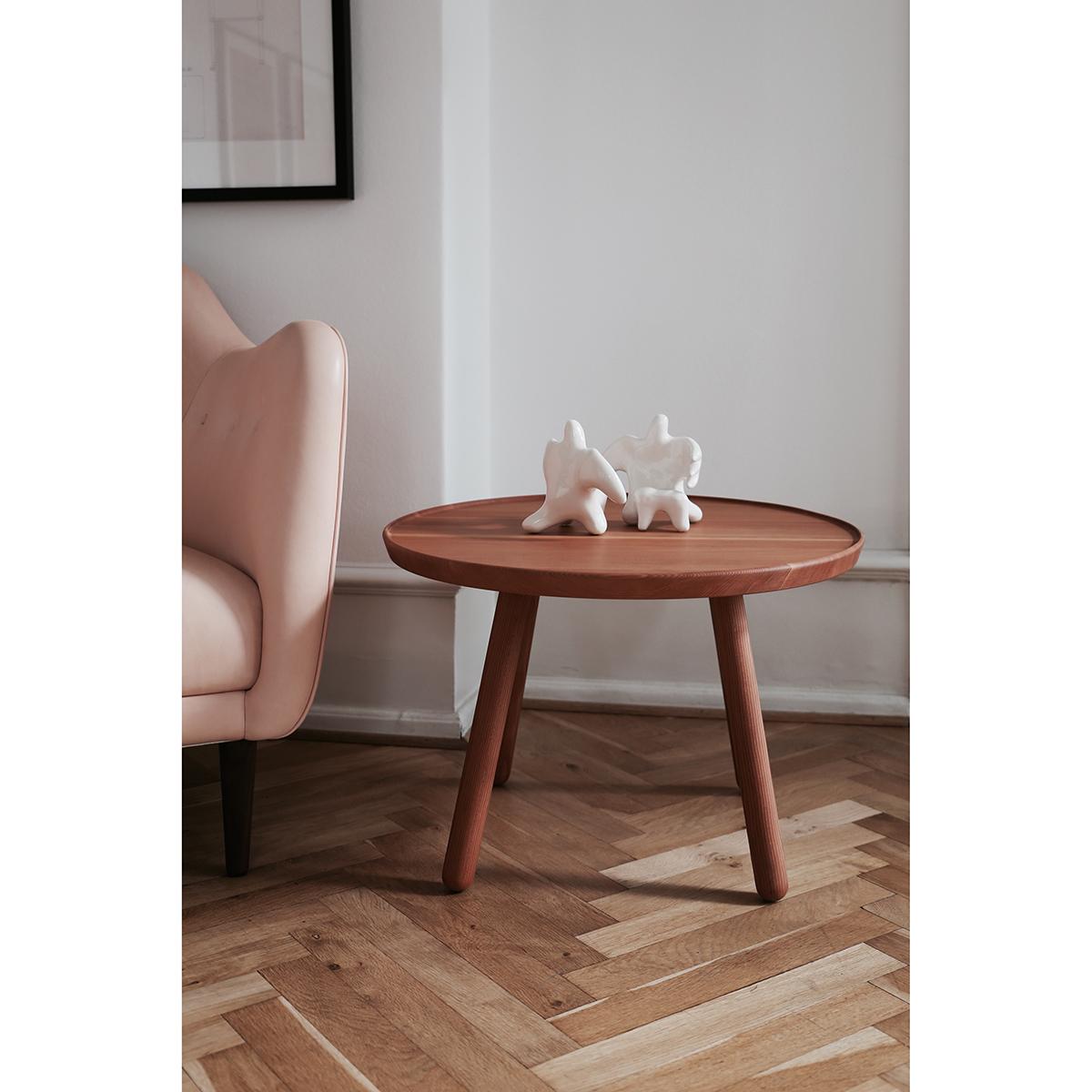 Set of Pelican Chair in Wood and Fabric and Pelican Table by Finn Juhl ...