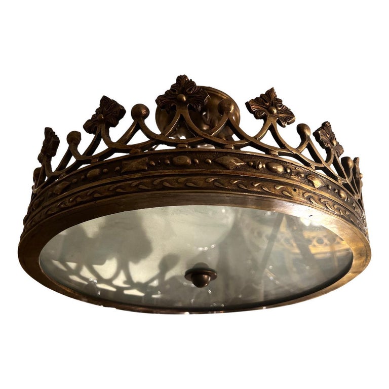 Set of Pendant Bronze Light Fixtures, Sold Individually For Sale at 1stDibs