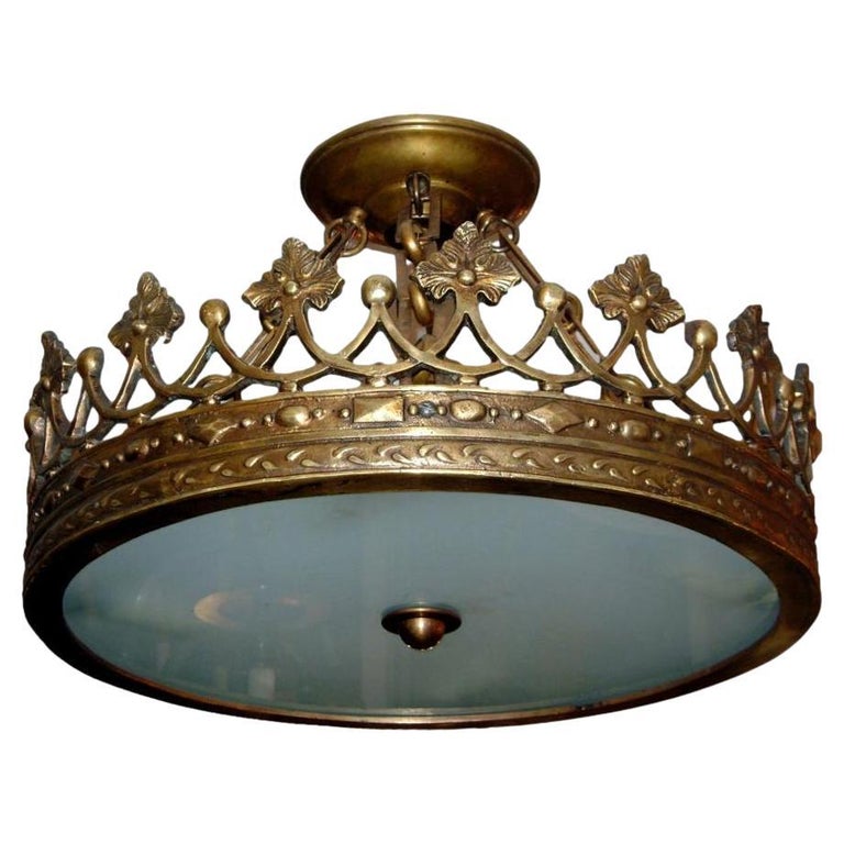 Set of Pendant Bronze Light Fixtures, Sold Individually For Sale at 1stDibs