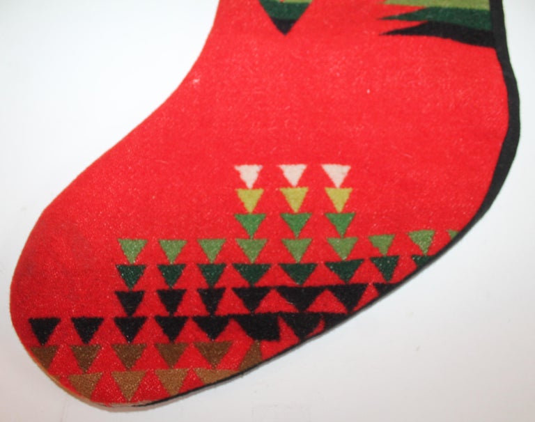 Set of Pendleton Stockings, Two at 1stDibs