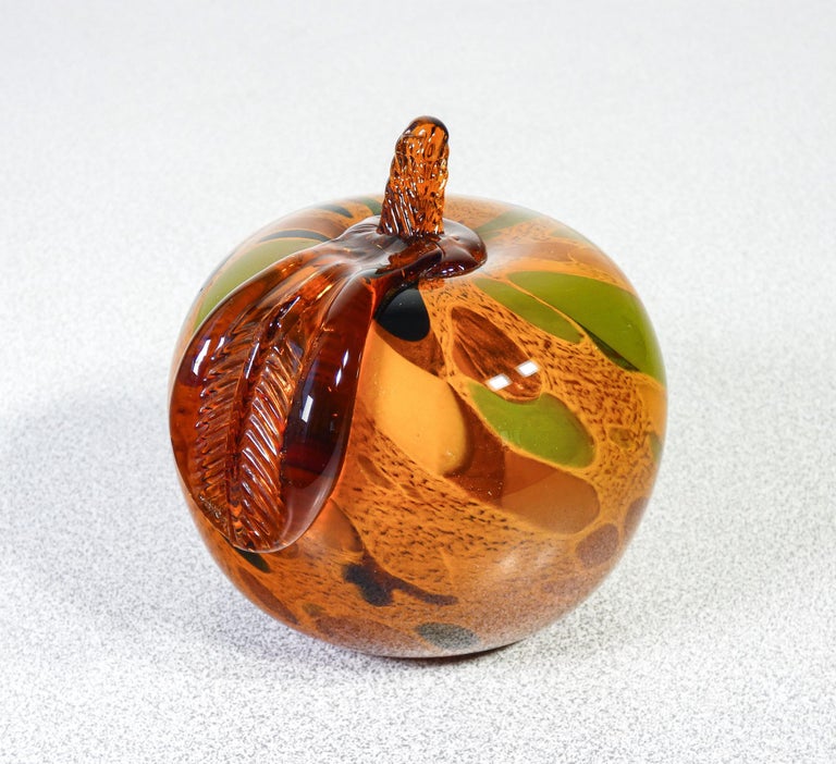 Set of Polychrome Blown Glass Sculptures, Signed De Wan, 1990s For Sale ...