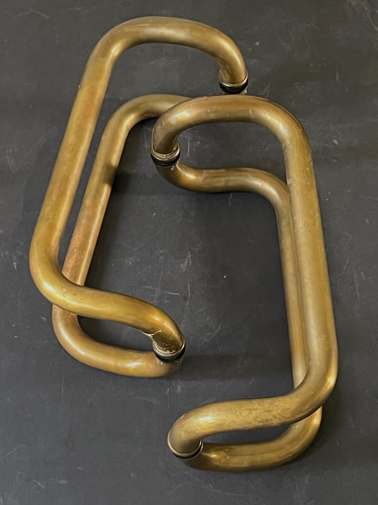 Set of Push-Pull Door Handles, Second Half 20th Century, European For ...