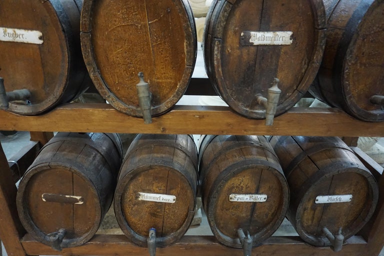 Set of Rare Oak and Whiskey Casks, circa 1820 at 1stDibs