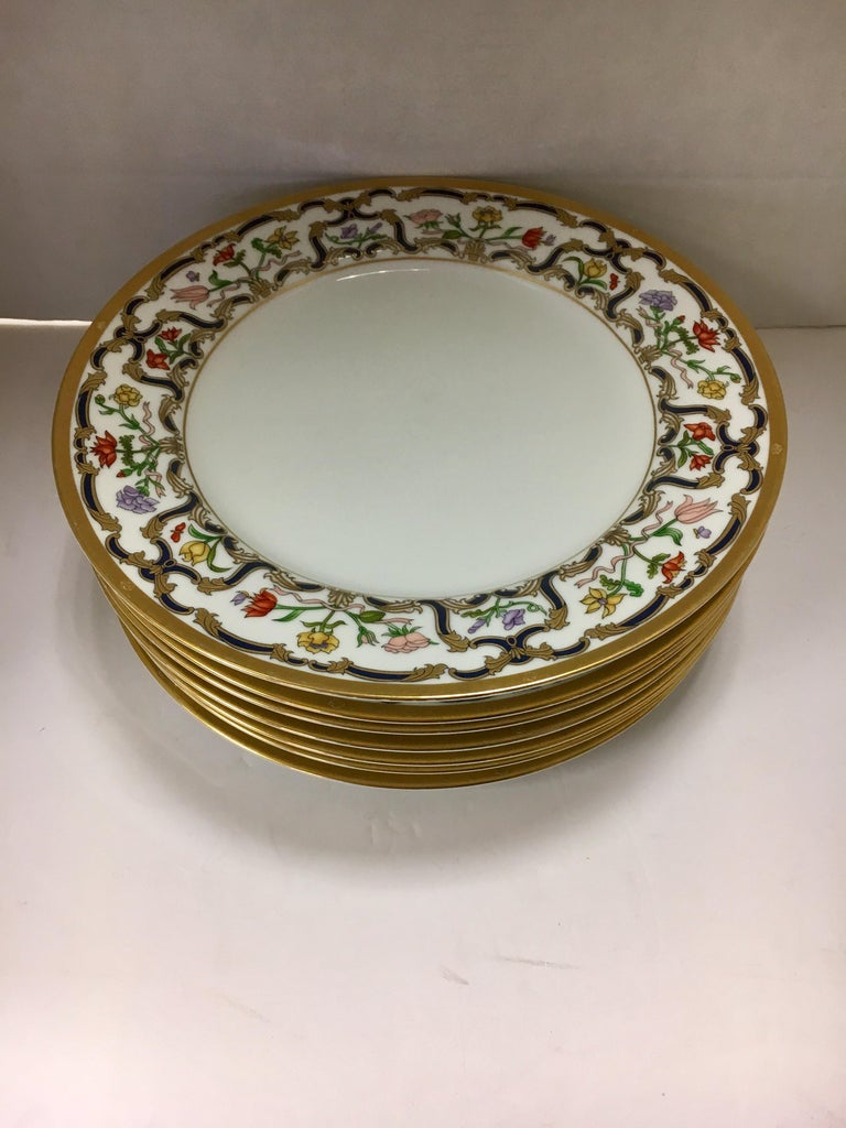 Set of Seven Christian Dior Renaissance Fine China Porcelain Dinner ...
