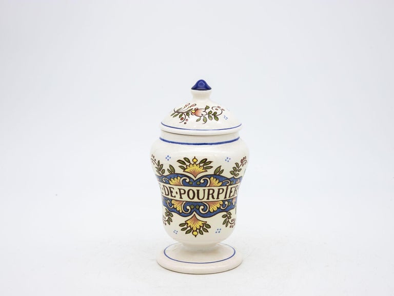 Set of Seven Early 20th Century French Provence Apothecary Jars For ...