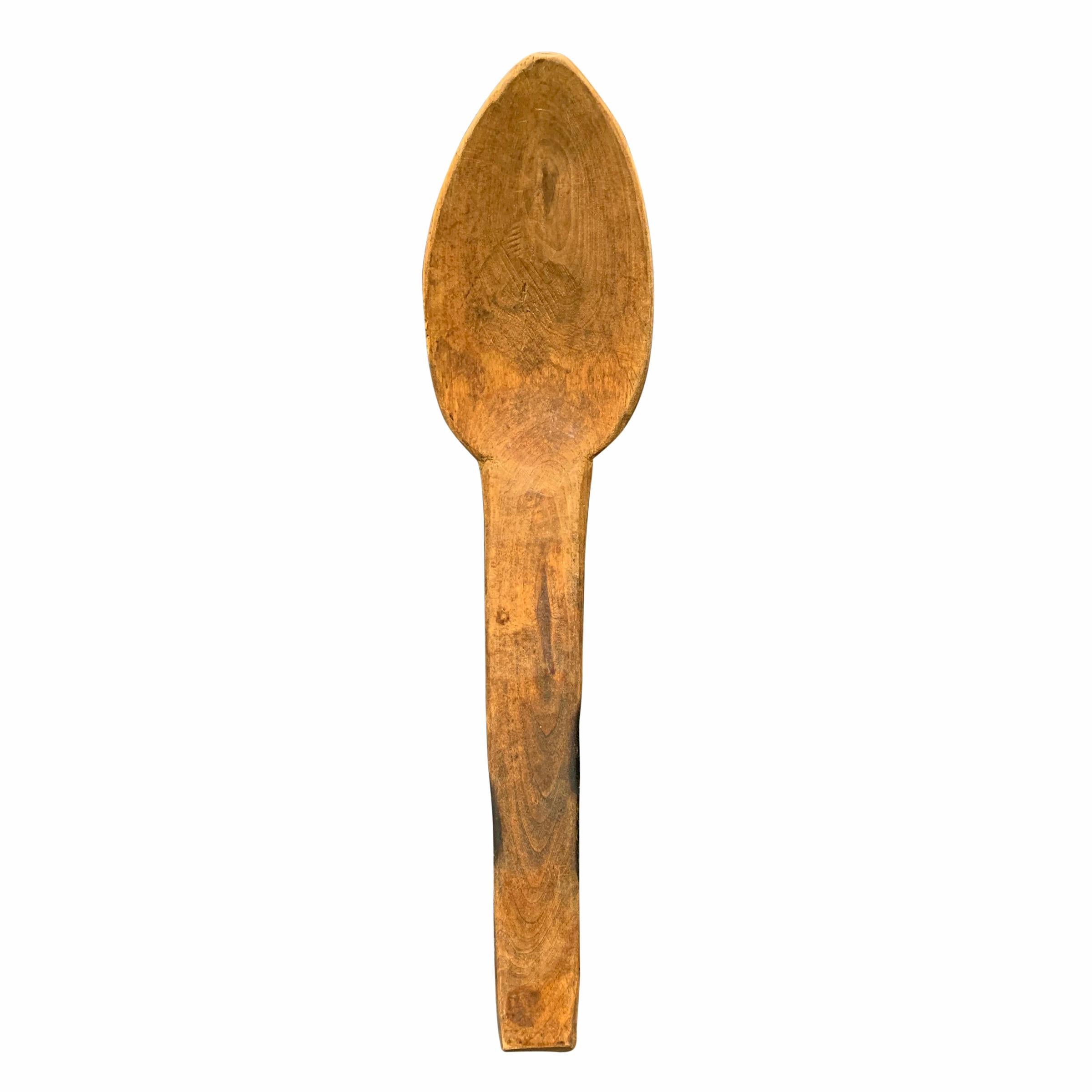 Set of Seven Hand Carved Moroccan Spoons at 1stDibs