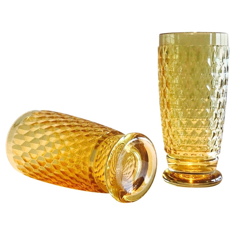 Set of Seven Vintage Villeroy and Boch Crystal Highball Glasses in ...