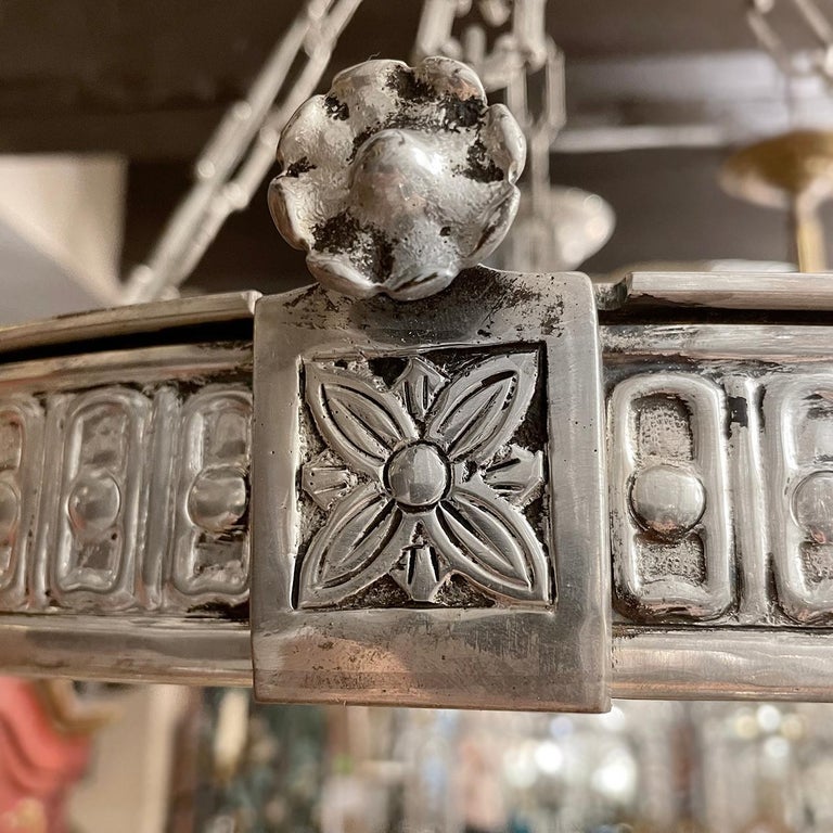 Set of Silver Plated Pendant Light Fixtures, Sold Individually For Sale ...