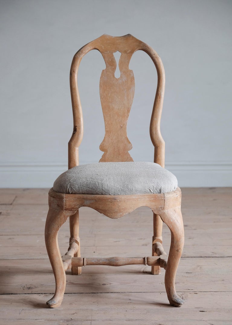 Set of Six 18th Century Swedish Rococo Chairs at 1stDibs