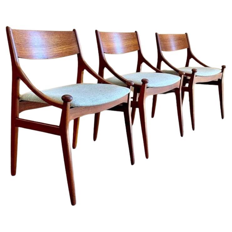 1960s Danish Afromosia Teak Occasional Chair For Sale at 1stDibs