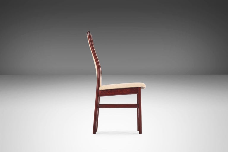 Set of Six '6' Solid Mahogany Dining Chairs by Schou Andersen Denmark ...