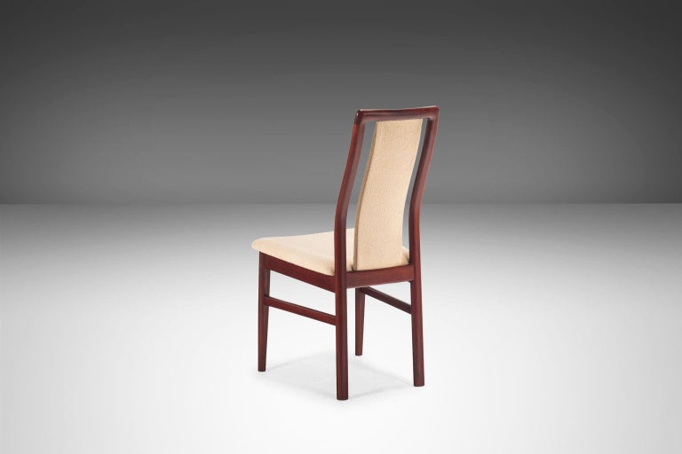 Set of Six '6' Solid Mahogany Dining Chairs by Schou Andersen Denmark ...