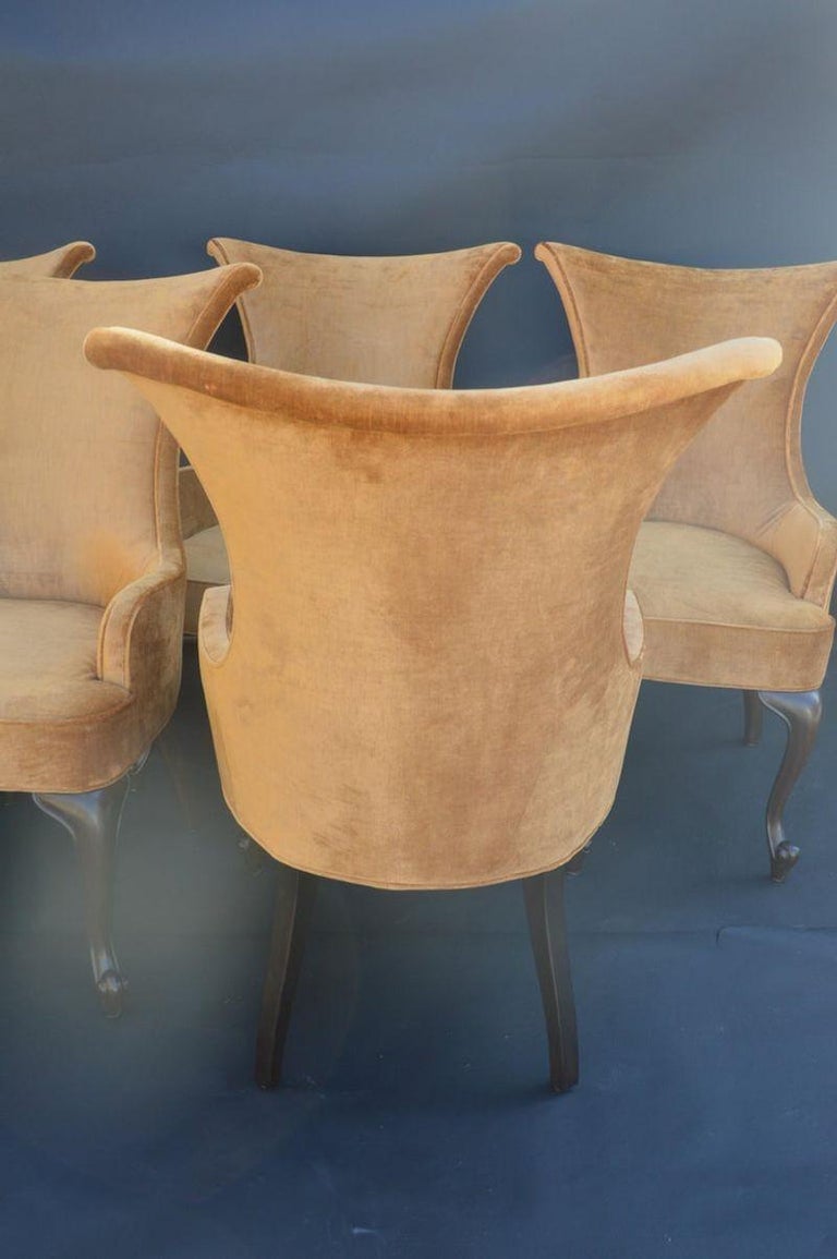 Set of Six Armchairs by Randall Tysinger for EJ Victor For Sale at 1stDibs