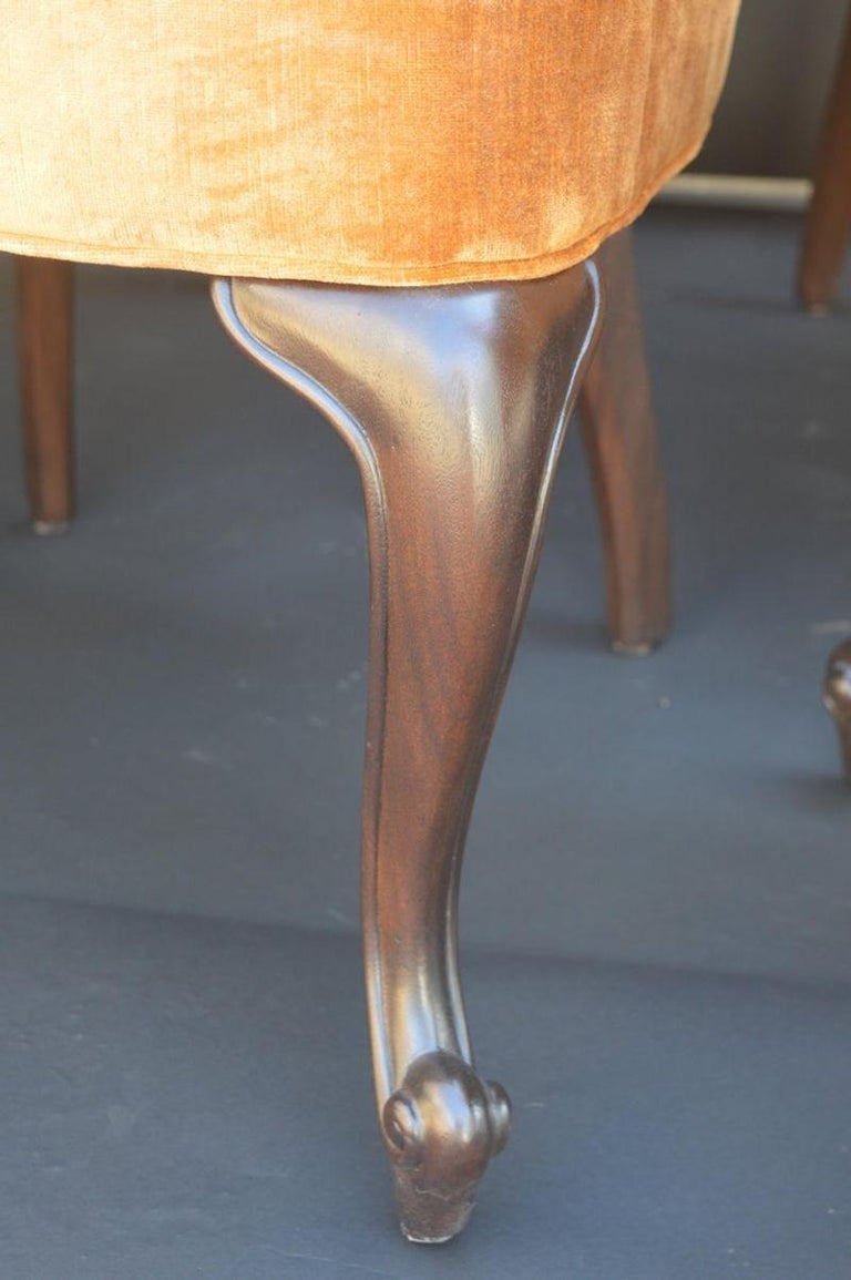 Set of Six Armchairs by Randall Tysinger for EJ Victor For Sale at 1stDibs