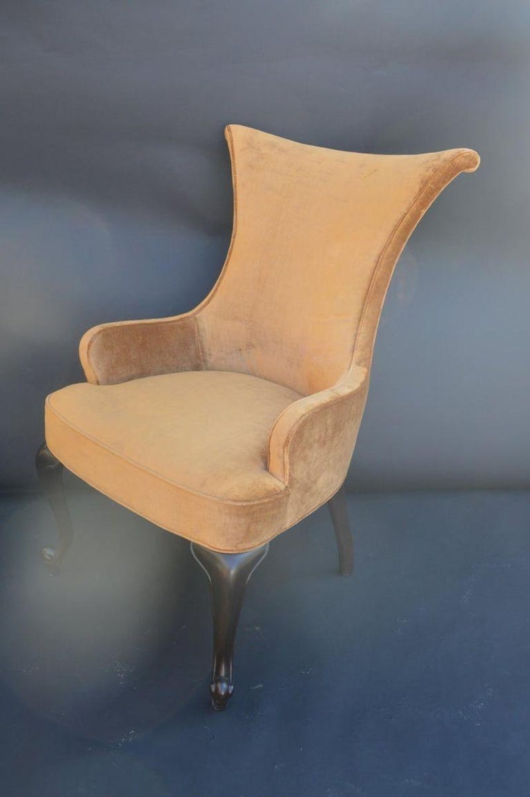 Set of Six Armchairs by Randall Tysinger for EJ Victor For Sale at 1stDibs