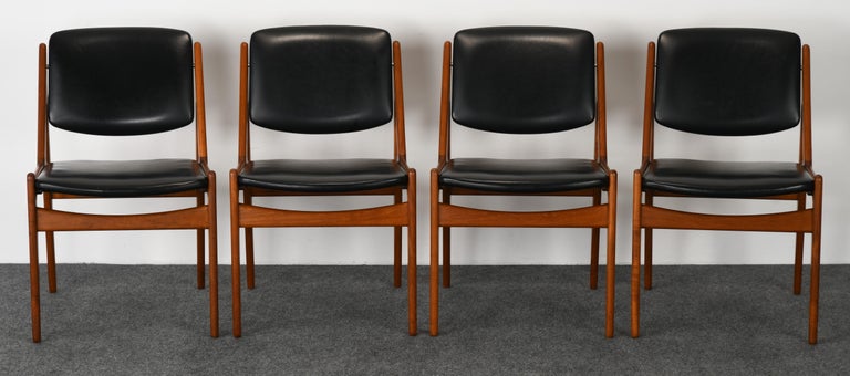 Set of Six Arne Vodder "Ella" Dining Chairs, 1960s For Sale at 1stDibs