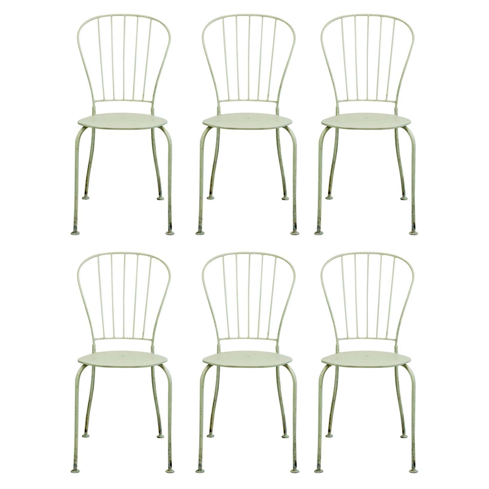 Stacking Chairs by Sebel, Pressed Metal Seat on Tubular Frame, Set of 4 ...
