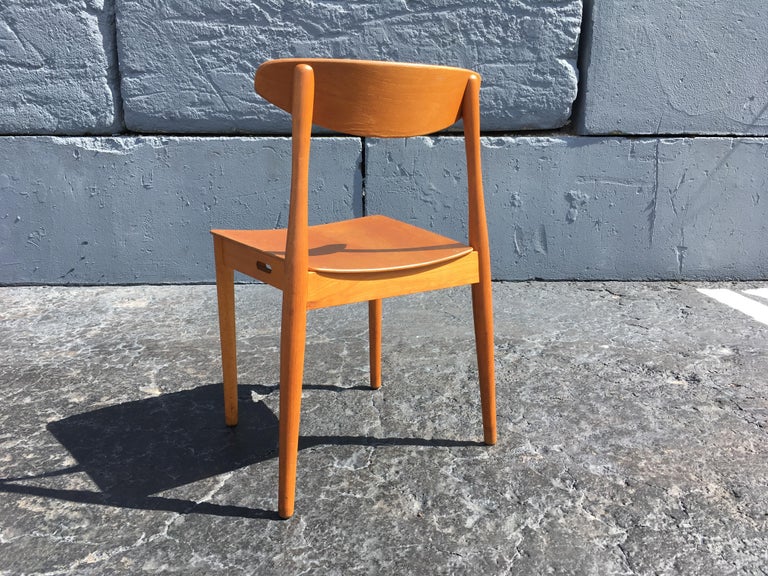 Set of Six Beautiful Bentwood Danish Dining Chairs at 1stDibs