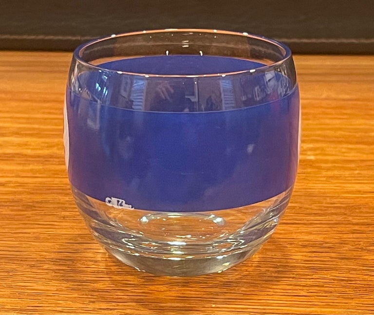 Set of Six Billiard / Pool Balls Roly Poly Cocktail Glasses by Cera at ...