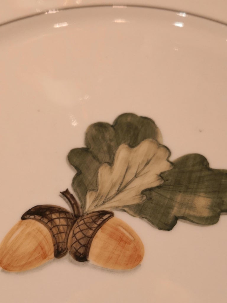 Set of Six Black Forest Hand Painted Dinner Plates Sofina Boutique ...