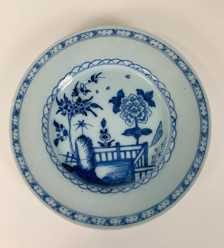 Set of Six Blue and White Dutch Delft Dishes Made by "The Axe", circa ...