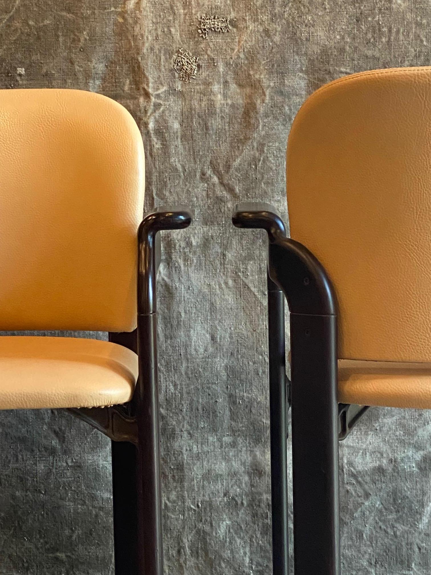 Set of Six Bruno Rey Dining Chairs for Dietiker, Switzerland For Sale ...
