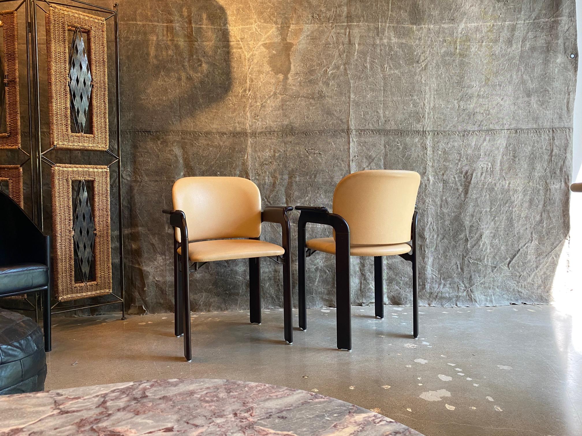Set of Six Bruno Rey Dining Chairs for Dietiker, Switzerland For Sale ...