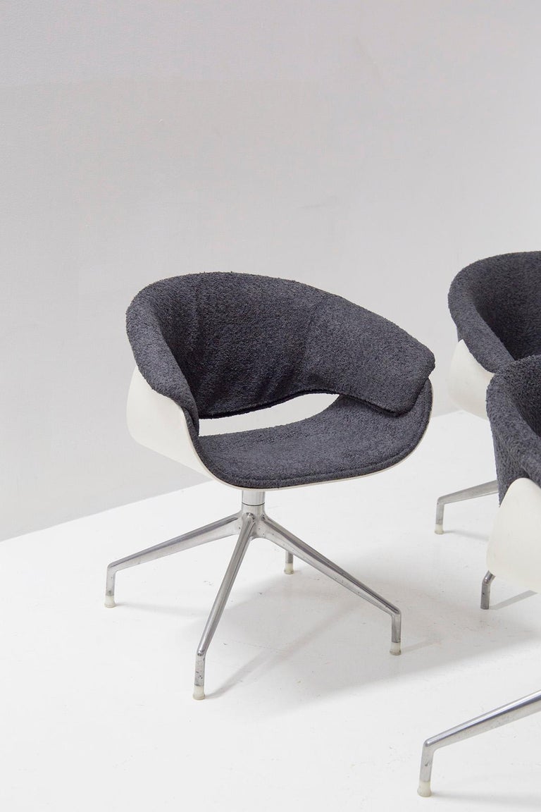 Set of six by Uwe Fischer 'SINA' chairs for B&B ITALIA, Label For Sale ...