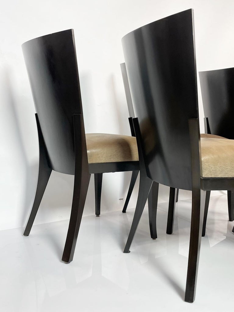 Set of Six Cadette Dining Chairs by Dakota Jackson For Sale at 1stDibs